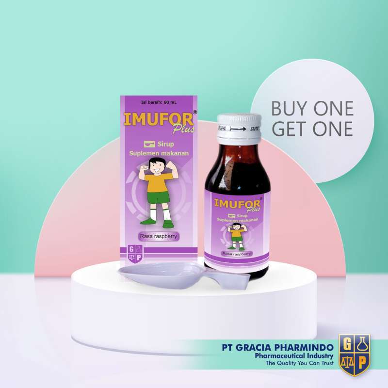 Jual Imufor Plus Syrup - Suplemen Daya Tahan Tubuh Anak di Seller ...