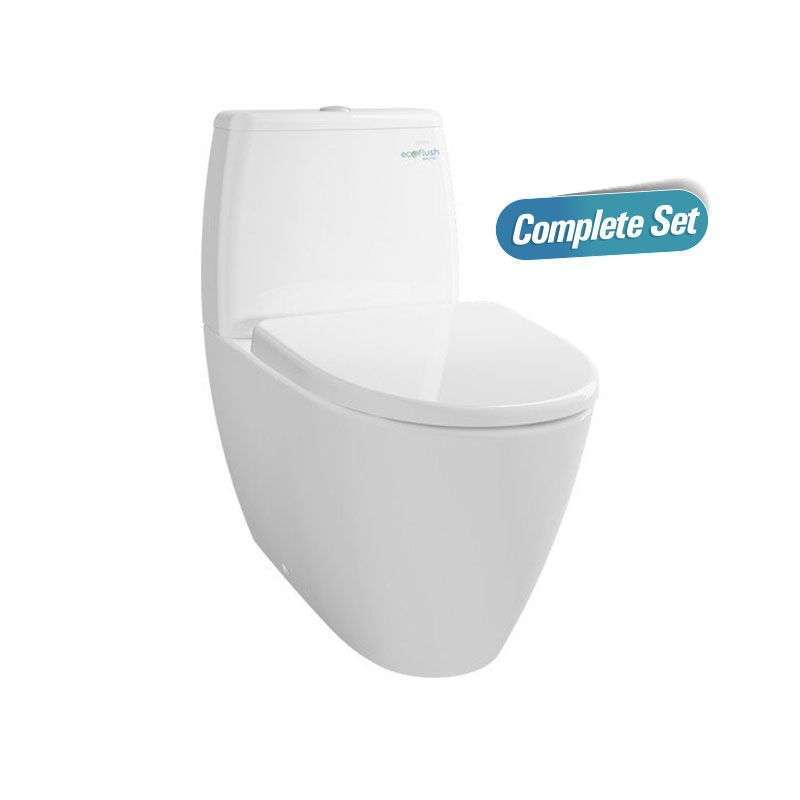 Jual Toto Set Kloset Duduk Two Piece Toilet Eco Flush Cw635pj Dual ...