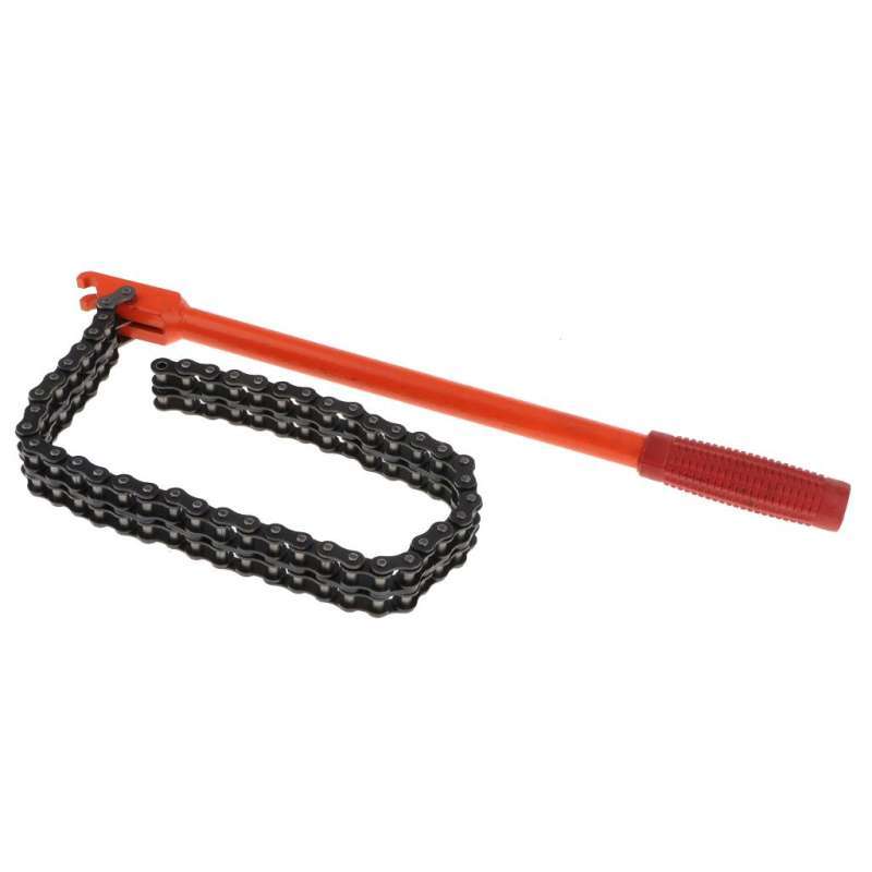 Jual 15 Adjustable Car Engine Oil Filter Chain Grip Wrench Spanner ...
