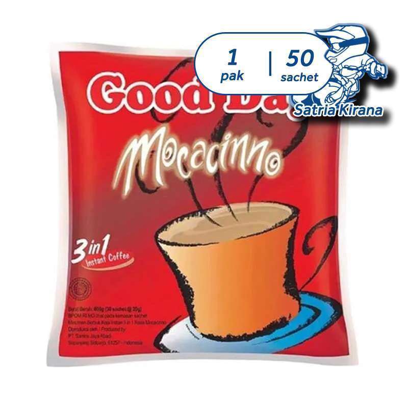 Promo Good Day Mocacinno 20gr [5 x 10 sachet | 50 sachet | 1 Pak ...