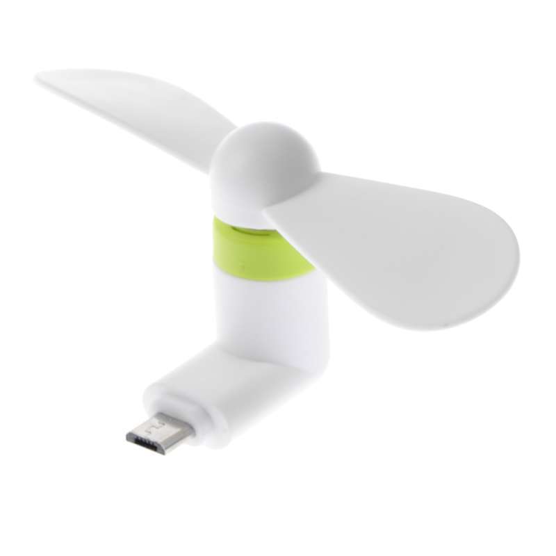 Jual Micro Mini USB Electric Fan Phone Cooling with Two Leaves For ...