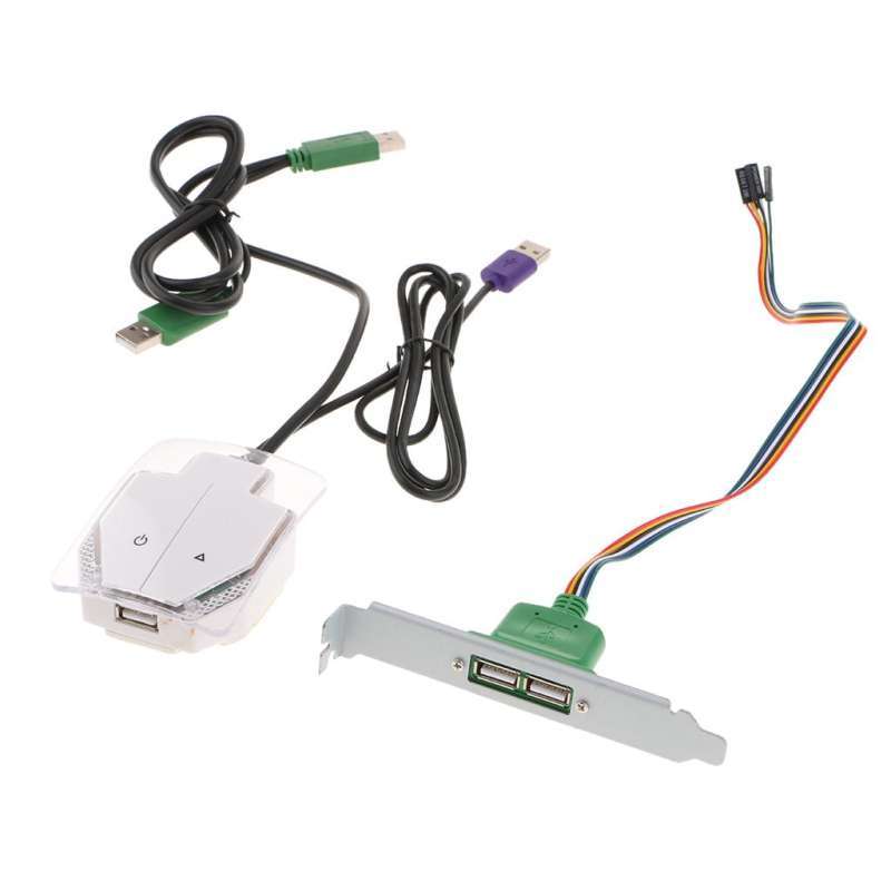 Promo Desktop Computer Case Motherboard Power Supply Reset HDD Buttons ...