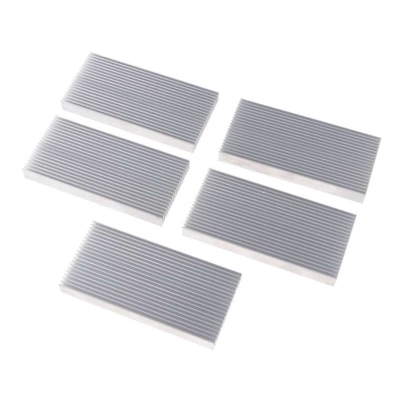 Promo 5 Pack Aluminum Heat Sink Cooling Fin for CPU LED Light Amp (48* ...