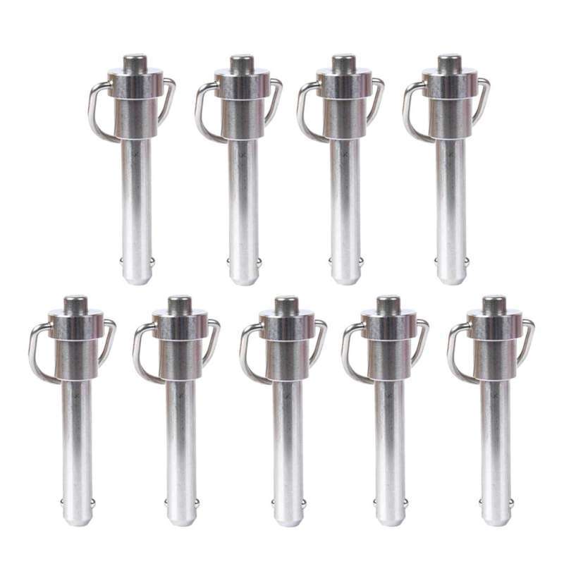 Promo BALL LOCK PINS Quick Release Push/Pull Grip Ring Handle Shank ...
