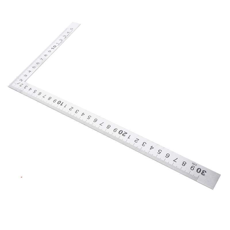 Jual Steel L-Square Angle Ruler 90° Degree Ruler for Dressmaking ...
