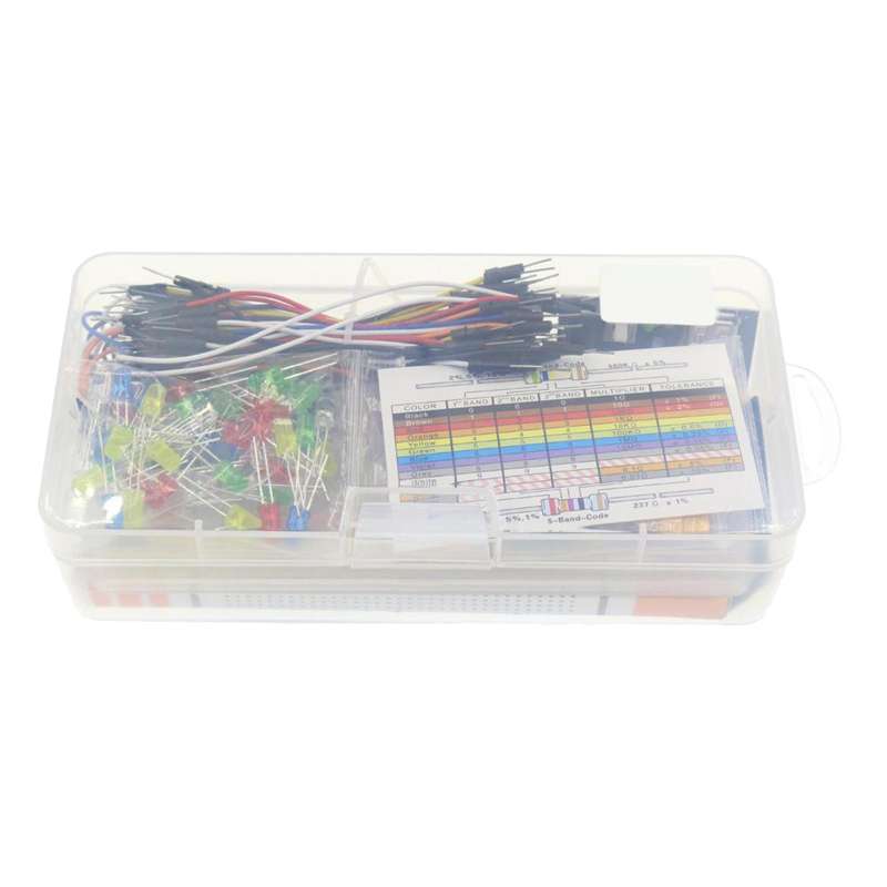 Jual Electronic Component Kit Breadboard Buzzer Resistor Transistor ...