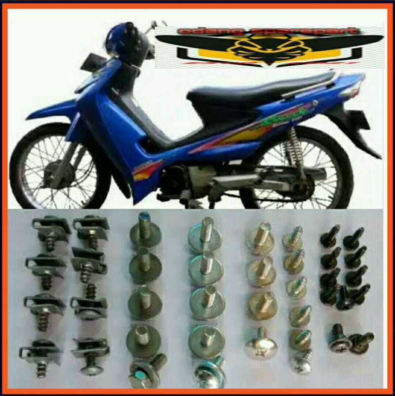 Jual baut cover body motor smash lama di Seller Odengsparepart ...