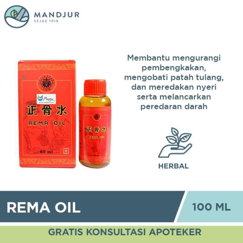 Jual Rema Oil 100ml - Obat Gosok Patah Tulang dan Keseleo di Seller ...
