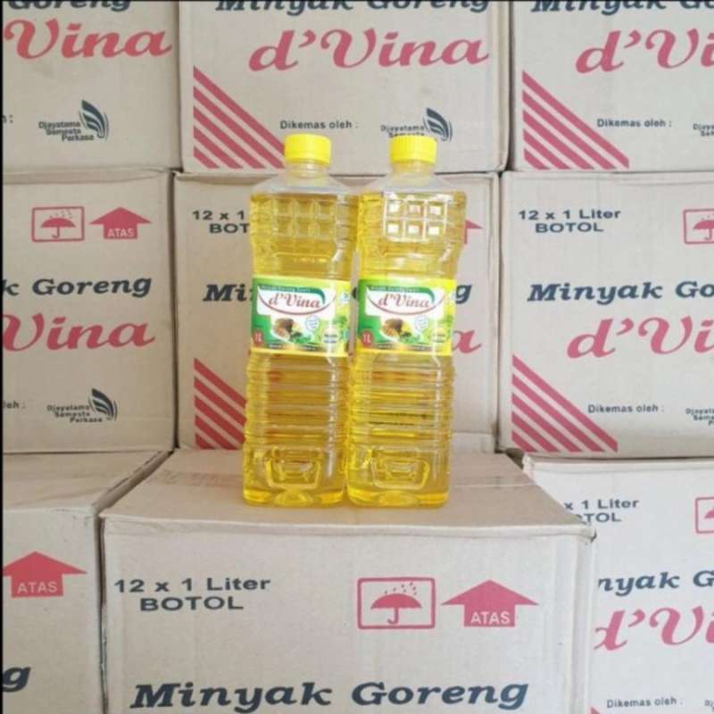Jual Minyak Goreng 1 Liter Botol Dvina Sedus Isi 12 Botol + Free 1 ...