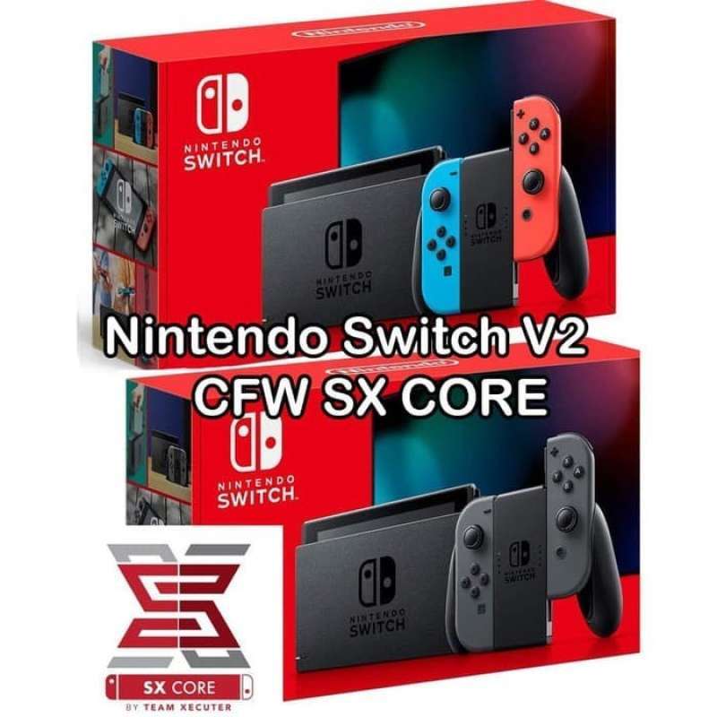 Promo NINTENDO SWITCH HAC GRAY NEW CHIPSET CFW 256GB SX PRO DUAL SPLIT ...