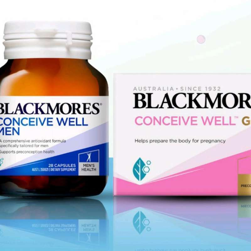Promo Blackmores Conceive Well Gold with Blackmores Conceive Well Men ...