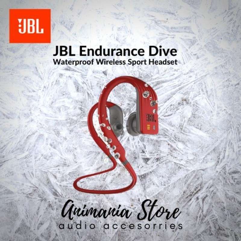 Jual Jbl Endurance Dive Red / Merah Lime Waterproof Wireless Headset di ...