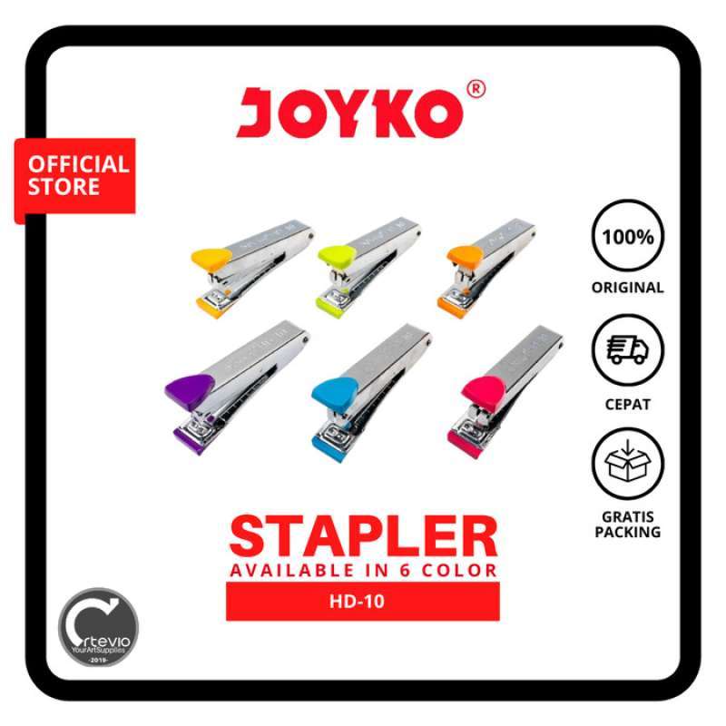 Jual Stepler Stapler Penjepit Kertas Jepretan Stapler Joyko Hd-10 Di ...