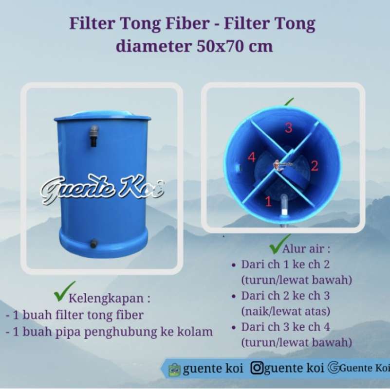 Jual Filter Tong Fiber - Filter Kolam Fiber - Filter Tong diameter ...