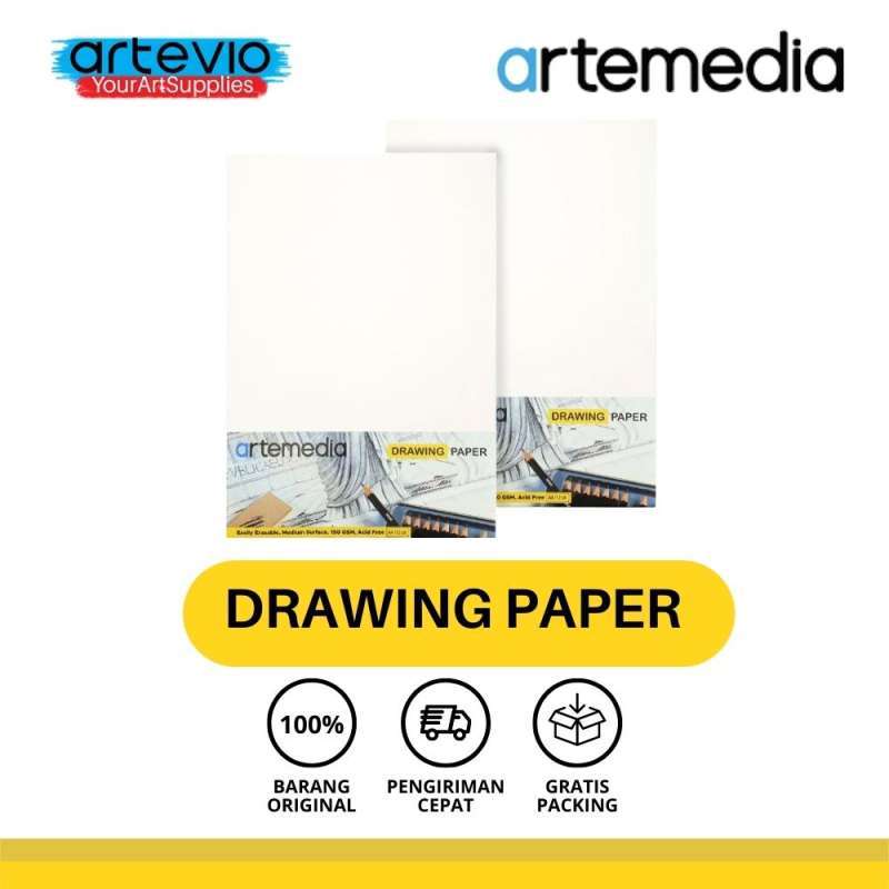 Jual Kertas Gambar / Kertas Sketsa / Artemedia Drawing Paper A4 Di ...