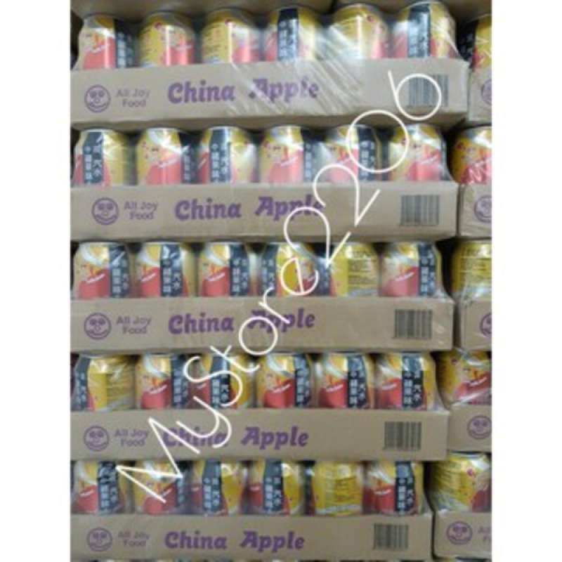 Jual Minuman Kaleng Soda / Soft Drink rasa China Apple merek All Joy ...