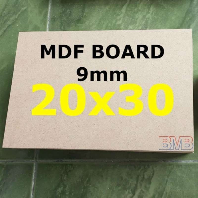 Promo Premium MDF Board 9mm Ukuran 20cm x 30cm Murah Diskon 26% di ...