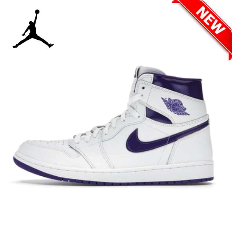 Jual Nike Air Jordan 1 High White Court Purple Original Quality ...