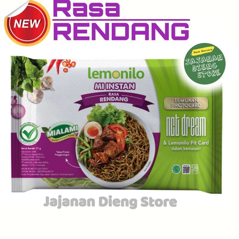 Jual Mie Lemonilo NCT Dream Rasa Rendang di Seller Jajanan Dieng Store ...