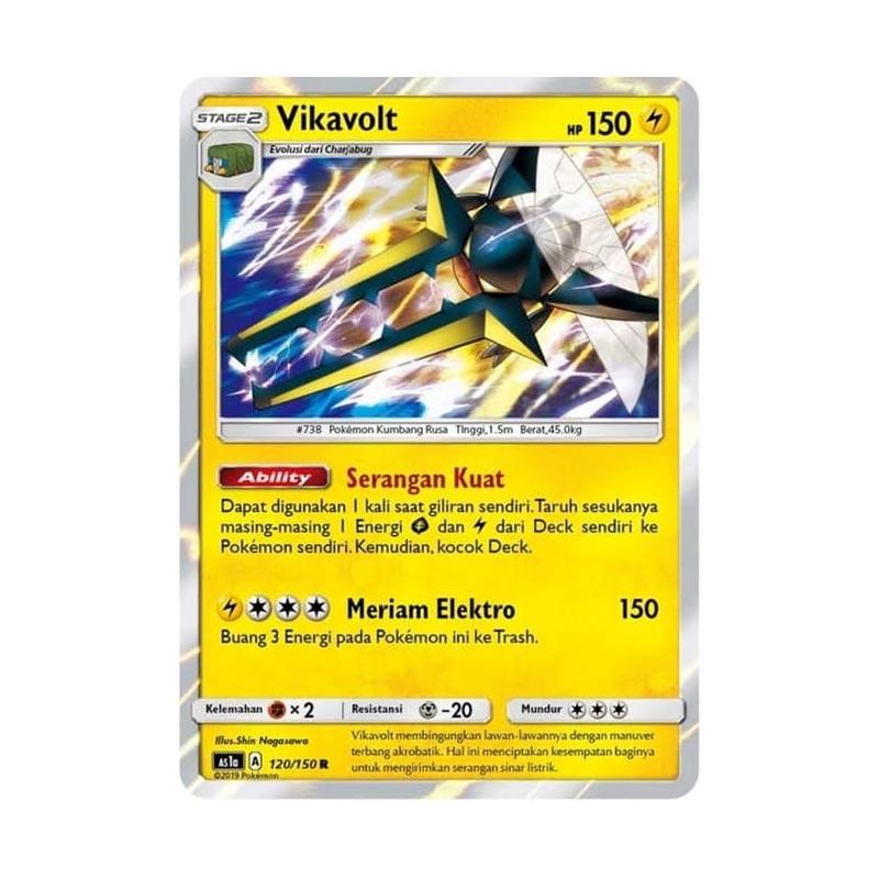 Jual Pokemon Indonesia Trading Card Vikavolt AS1a 120-150 R Nonfoil di ...