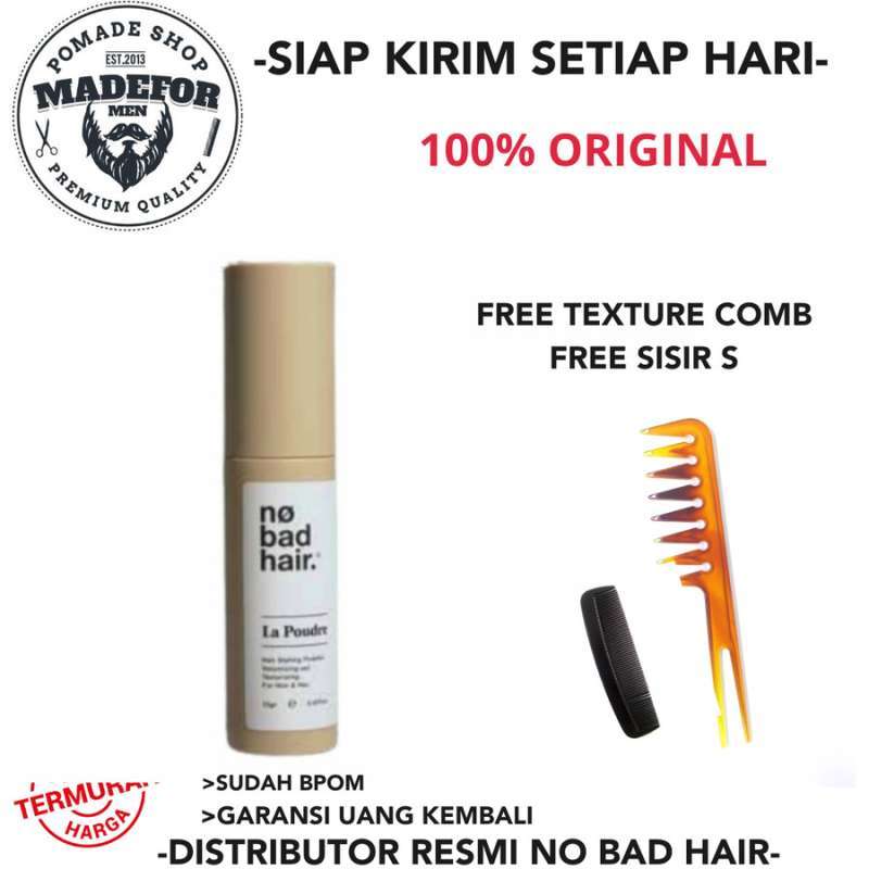 Promo NO BAD HAIR LA POUDRE HAIR STYLING POWDER NOBADHAIR POWDER 12-G ...