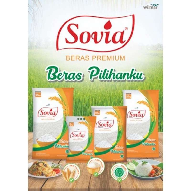 Jual BERAS SOVIA KEMASAN PREMIUM VARIAN [5 KG] di Seller DeAyi Store ...