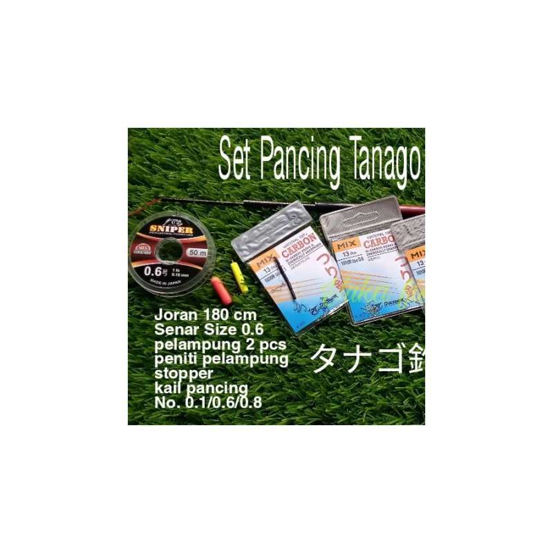Jual set pancing murah Tanago/ikan wader/rasbora di Seller DM Otomotif ...