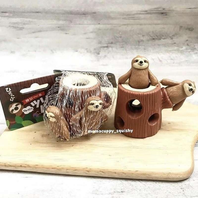 Jual SQUISHY LICENSED KARAKTER sloth stretch toy ORIGINAL JAPAN di ...