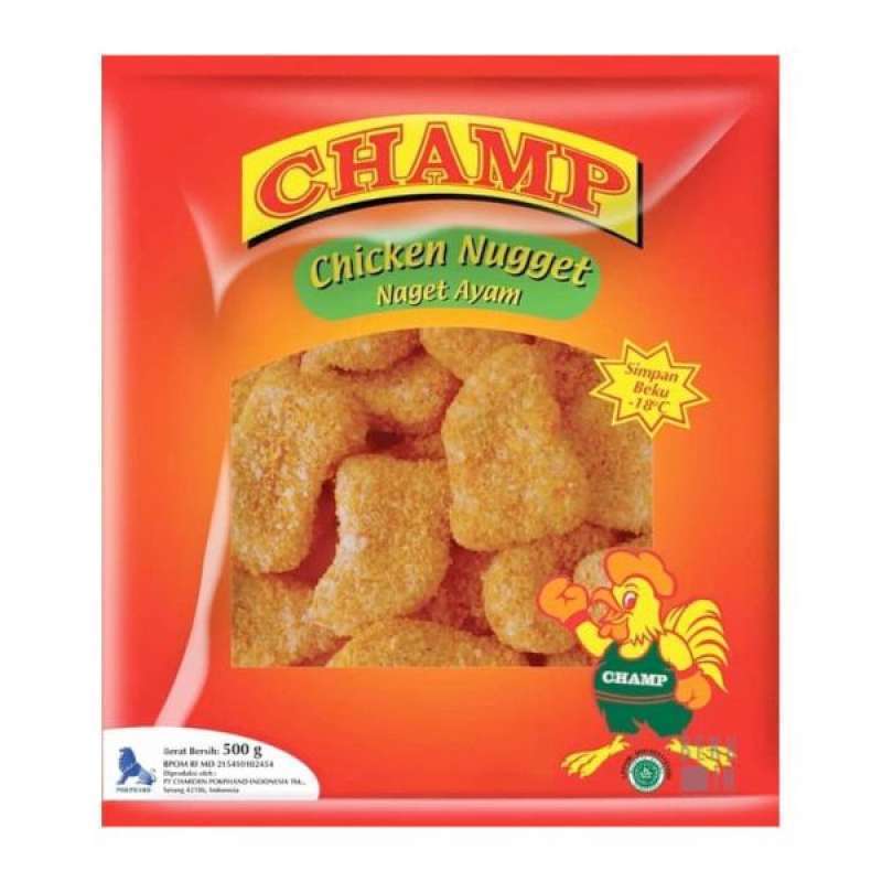 Promo CHAMP Chicken Nugget 500gr Diskon 4% di Seller NDORO STORE ...