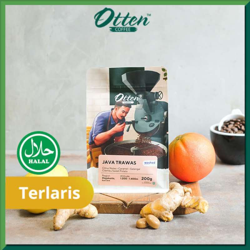 Jual Java Trawas Full Washed Process 200g Kopi Arabica Di Seller Otten ...
