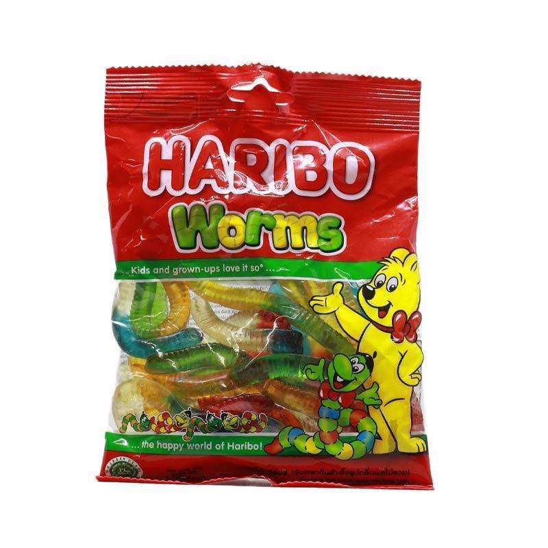 Jual Haribo Worms Permen Jelly [160 g] di Seller Dunia chiko - Kebon ...