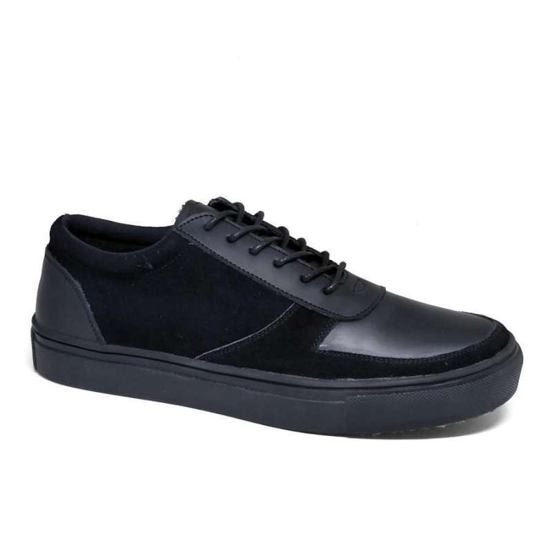 Jual SEPATU FASHION PRIA ALOOF ZYDAN FULL BLACK SNEAKERS ORIGINAL ...