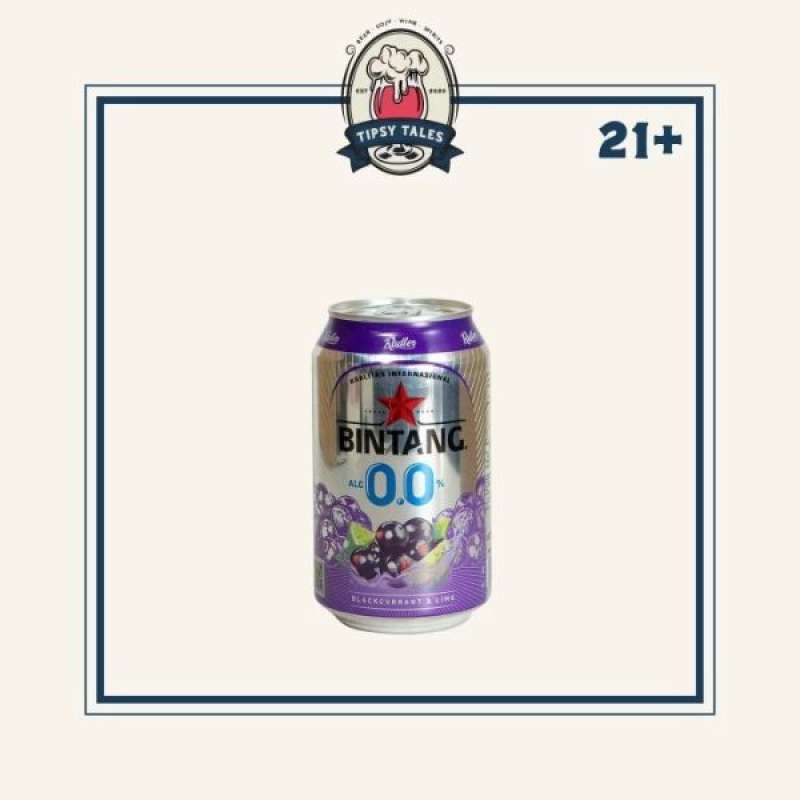 Jual Bir Bintang Kaleng Blackcurrant 330 ml 0% di Seller Tipsytales ...