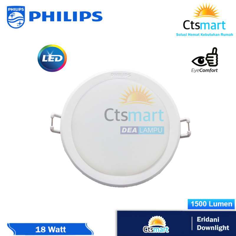 Jual Philips Essential Smartbright Led Downlight Dn020b 18 W - 6500k Di ...