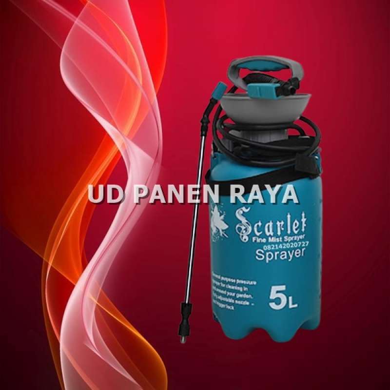Jual Tangki Semprot Pressure Sprayer 5 liter SCARLET Alat Semprot Pompa ...