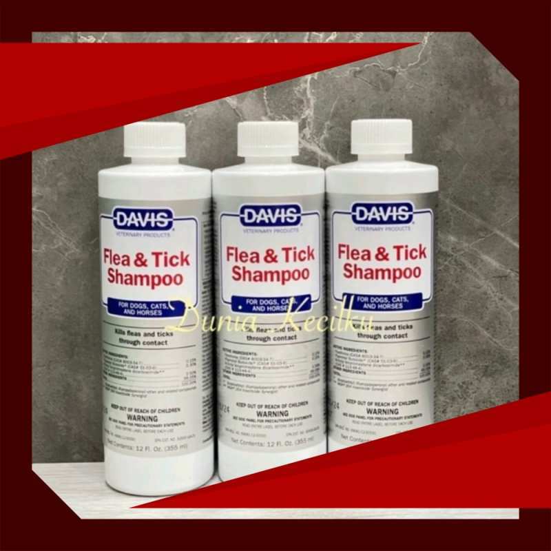 Promo Davis Flea & Tick Shampoo Kucing Anjing Anti Kutu Tungau 355Ml ...