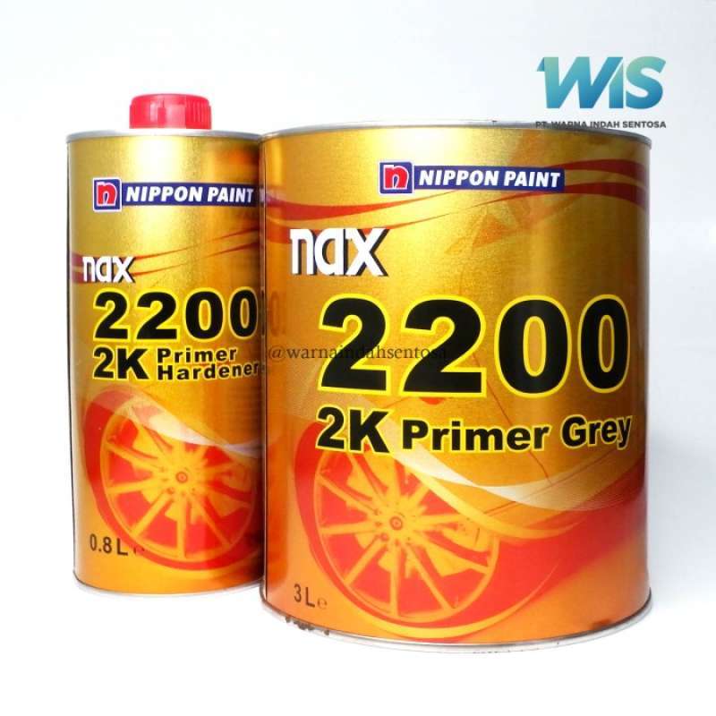 Jual Nippon Paint Nax 2200 2k Primer Grey 3,85 Ltrset Di Seller Jdo_02 ...