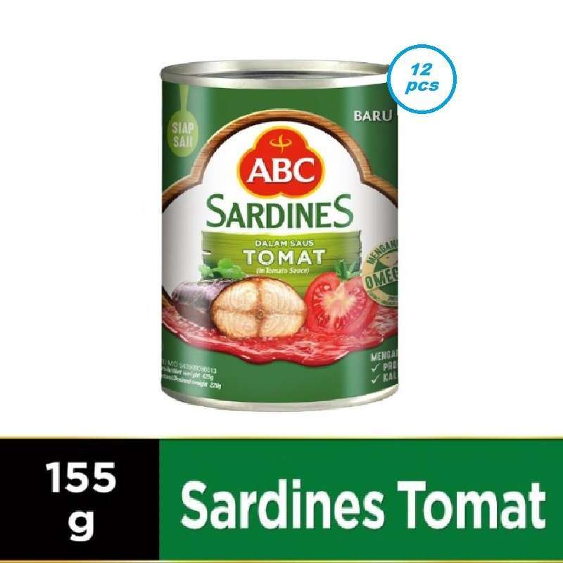 Promo ABC Sarden Makanan Kaleng [155 gr / 12 Kaleng] Diskon 5% di ...