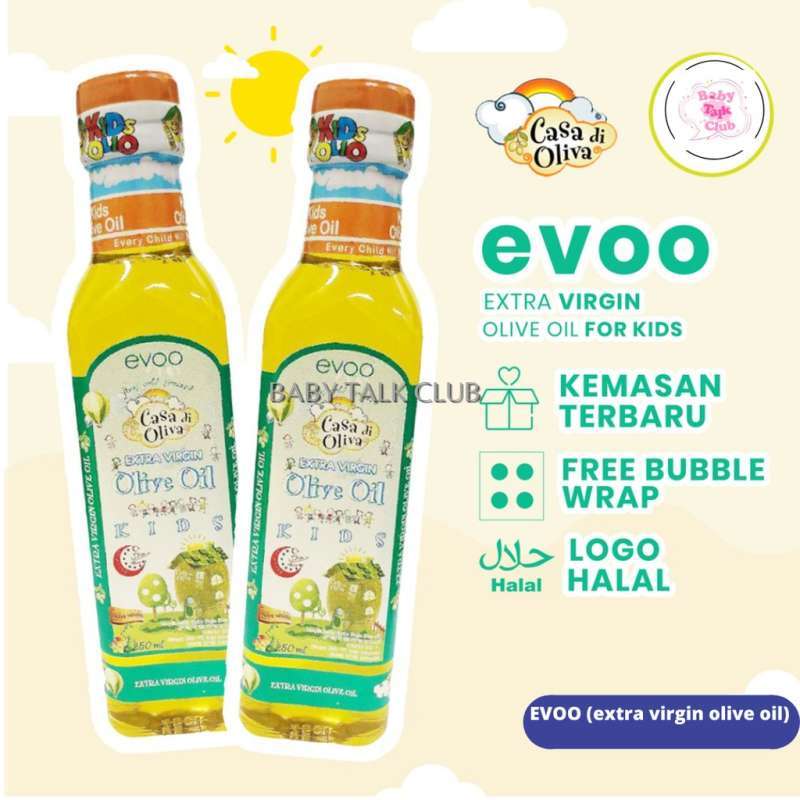 Jual Minyak EVOO MPASI Extra Virgin Olive Oil Casa di Oliva Olivia ...