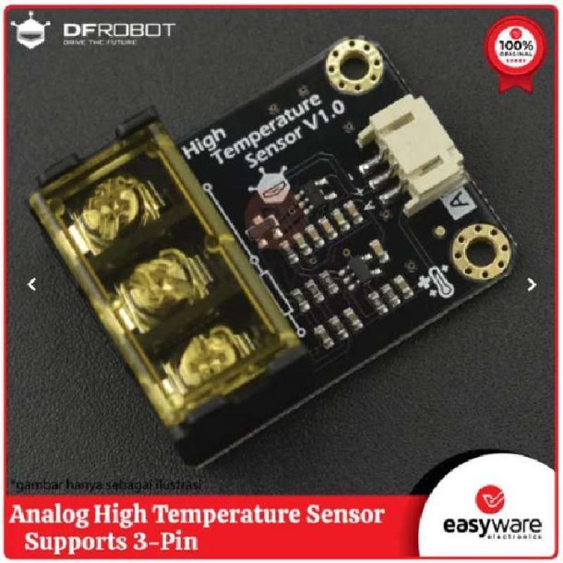 Jual DFRobot Gravity Analog High Temperature Sensor PT100 Probe di Seller EasyWare Electronics ...