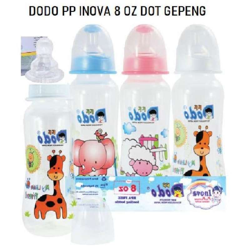 Jual Dodo PP INOVA Botol Susu Asi Bayi Anak Dot Gepeng Pedodontic ...
