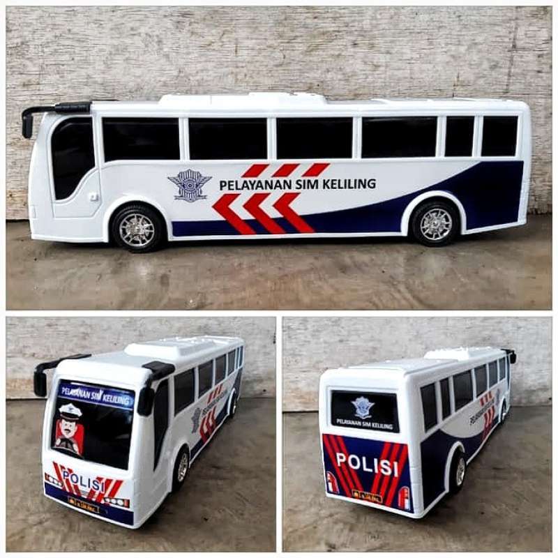 Promo MAINAN BUS POLISI BESAR MURAH / MINIATUR MOBIL BUS POLICE ANAK ...