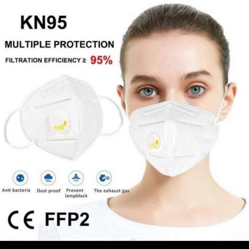 Jual masker kn95 respirator 5 ply putih di Seller San ly Shop - Orion ...