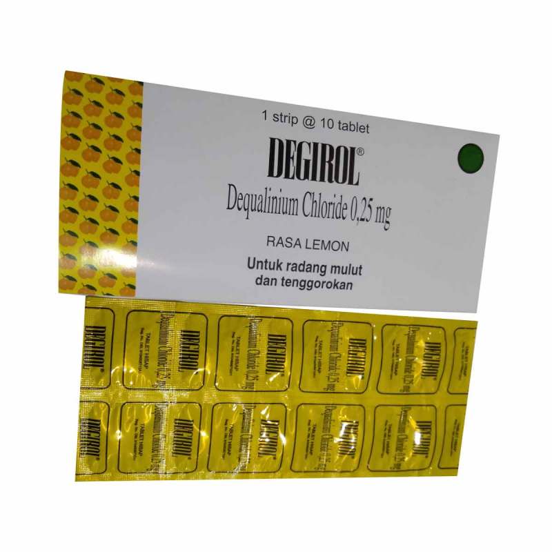 Jual Degirol Tablet Hisap Obat Kesehatan [10 Tablet] Di Seller Callista ...