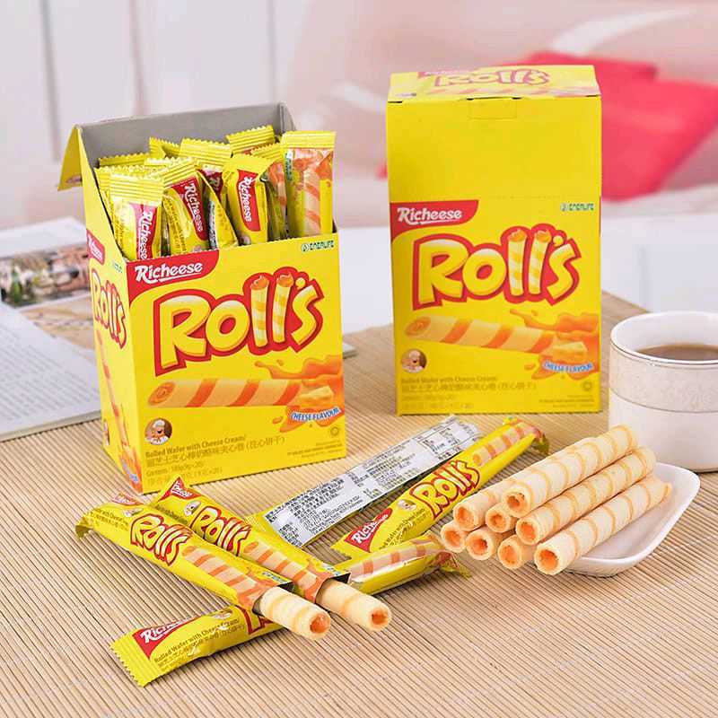 Jual Nabati Rolls Cheese Wafer Stick Richeese Cemilan Murah Dan Enak ...