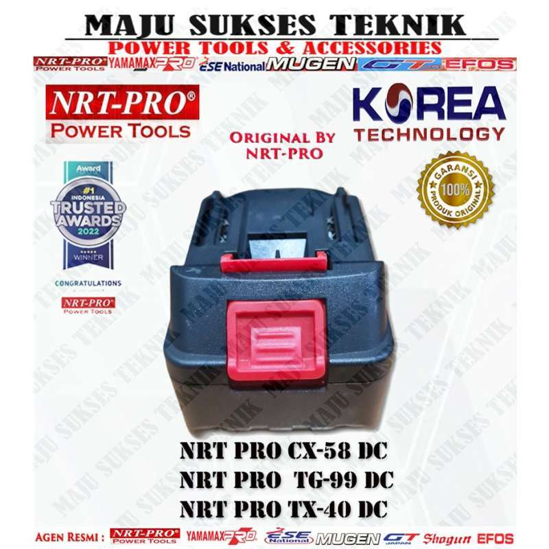 Jual Baterai Mesin Bor Cordless Drill 10 Cell 20 V 20v Lithium Ion Nrt ...
