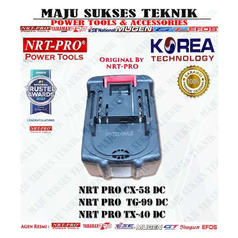 Jual Baterai Mesin Bor Cordless Drill 10 Cell 20 V 20v Lithium Ion Nrt ...