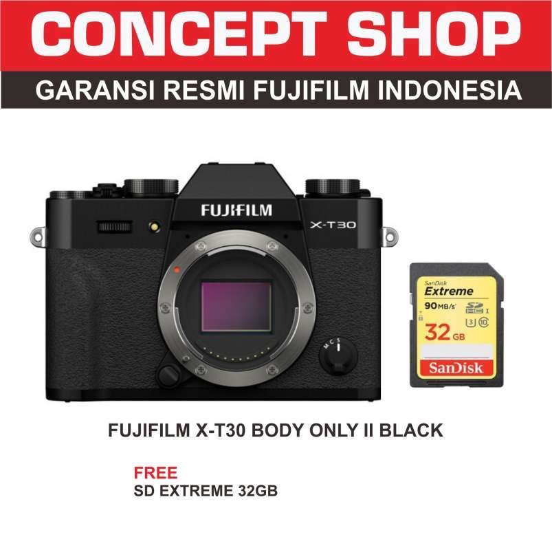 Jual CONCEPT SHOP - FUJIFILM X-T30 II BODY ONLY. XT30 II. XT 30 II ...