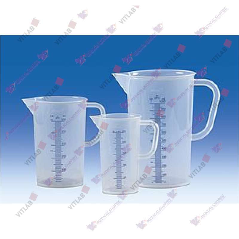 Jual GRADUATED PITCHER, PP, 5000 mL, Blue Embossed Scale. VITLAB di ...