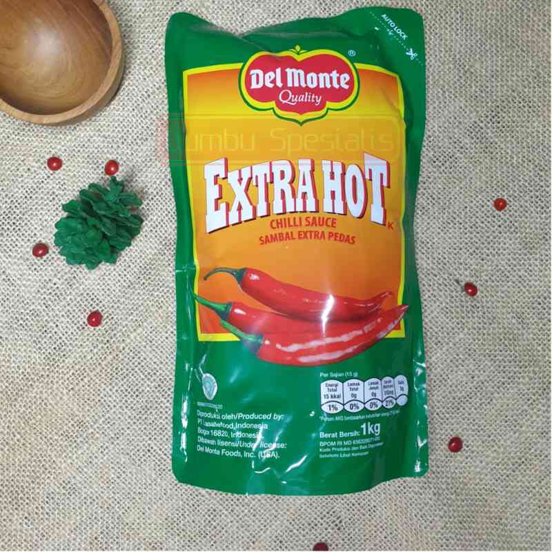 Promo Delmonte Saus Sambal Del monte 1kg/ Saos Sambel Del Monte Pouch 1 ...